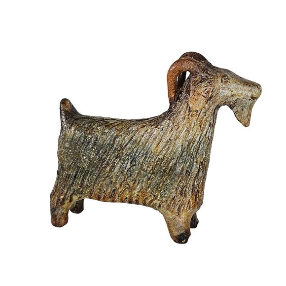 Larry Ben | Accents | Vintage Navajo Larry Ben Pottery Goat Folk Art ...